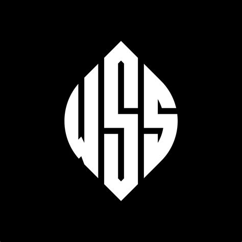 Diseño De Logotipo De Letra De Círculo Wss Con Forma De Círculo Y