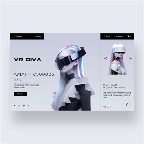 VR Diva Web Ui Design Concept On Behance VR Diva Web Ui Design Concept On Behance
