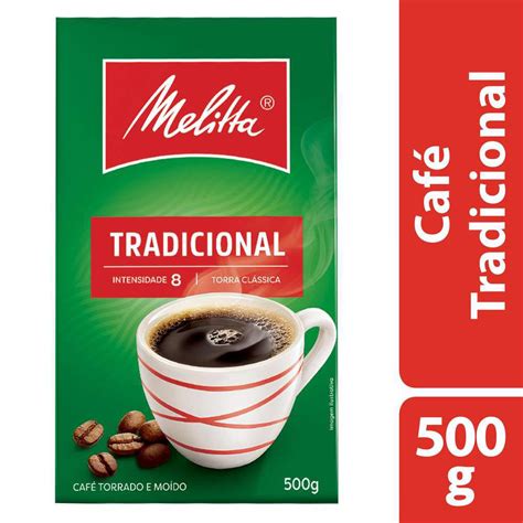Café Torrado E Moído Tradicional A Vácuo Melitta 500g Mambo