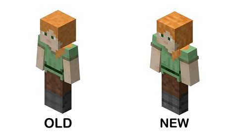Minecraft Alex Skin Template