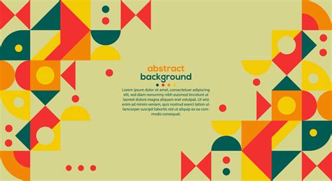 Modern Grid Flyer With Geometric Shapes Geometry Graphics And Abstract