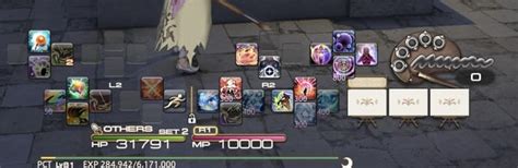 Pictomancer Level 80 Controller Hotbars Rffxiv