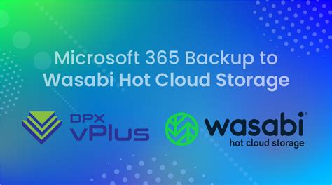 Microsoft 365 Backup To Wasabi Hot Cloud Storage Catalogic Software