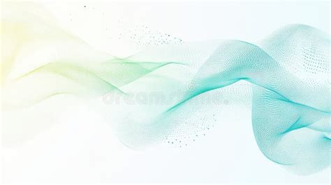 Abstract Flowing Waves In Soft Colors Creating A Serene And Modern