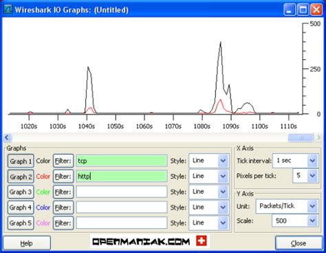 Wireshark Io Graphs