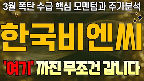 주식 한국비엔씨 한국비엔씨 주가전망 목표가 환상적인 상승세의 시작 주목하세요 Youtube