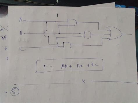 Solved 2 For The Circuit Shown Below A Write The Boolean