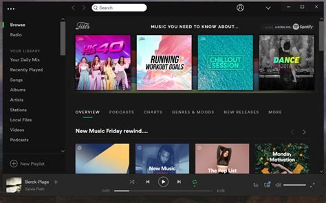 Spotify Desktop Ui Spotify Music App Design Music App