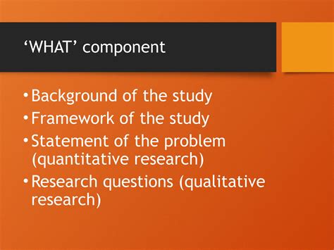 The Essential Component In Research Pptx