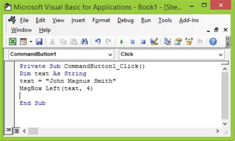 Vba String Function Syntax Example