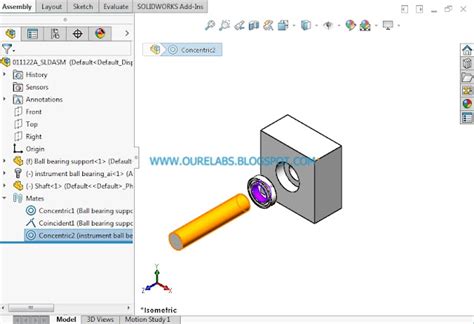 Solidworks Assembly Practice 1 Ourengineeringlabs