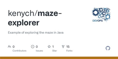 Github Kenychmaze Explorer Example Of Exploring The Maze In Java