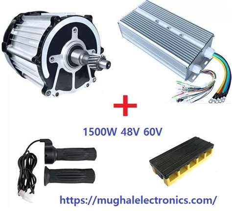 Bldc Differential Electric Brushless Motor Controller Throttle Set 1800w Dc Motor Permanent