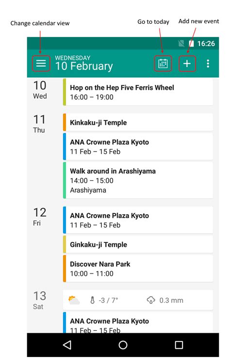 support for separate agenda view in sfcalendar in xamarin forms