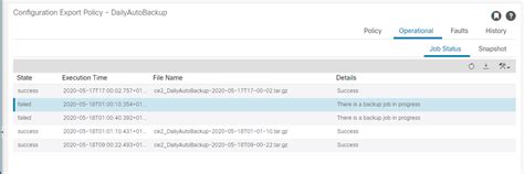 Apic Backups Fail At Same Time Every Day Cisco Community