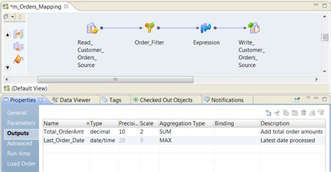 Defining Mapping Outputs