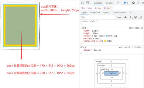 CSS 盒子模型 arry老师的博客 艾编程