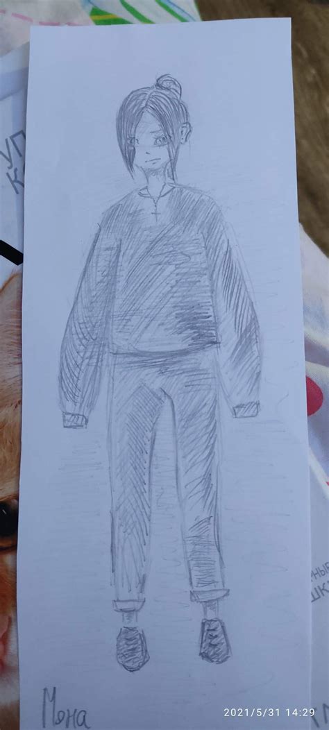 Пробовала нарисовать себяʕ·ᴥ· ʔ 💙Свободная Тема Amino