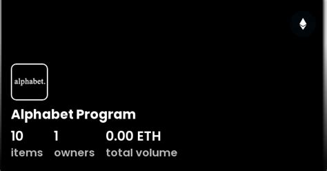 Alphabet Program Collection Opensea