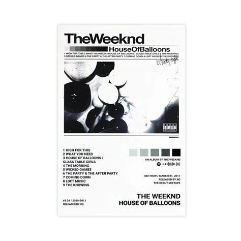 The Weeknd House Of Balloons Capa Limpa The Weeknd House Of Balloons