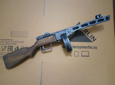 Автомат ППШ деревянный в интернет-магазине Ярмарка Мастеров по цене ...