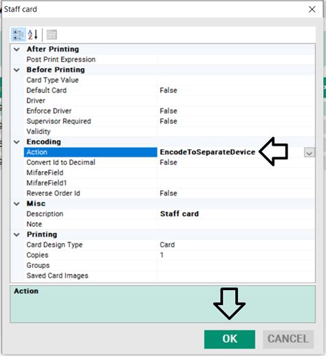 how to encode card to encoding device without printer