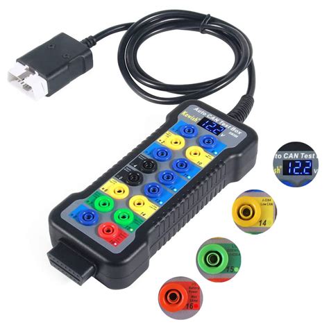 Buy Kawish Obd2 Breakout Box Auto Obdii Protocol Detector 16 Pin Can Bus Test Breakout Box With
