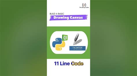 drawing canvas building tkinter python project python pythonlearning coding code youtube