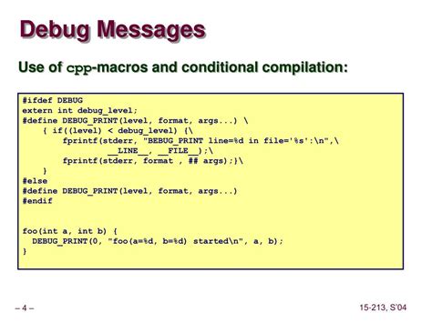 ppt debugging april 6 2004 powerpoint presentation free download