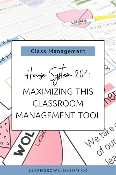 Classroom Management Tool Learn Grow Blossom