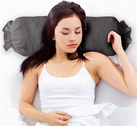 Rolkussen Guling Mini Met Koordsloop Donkergrijs Bol