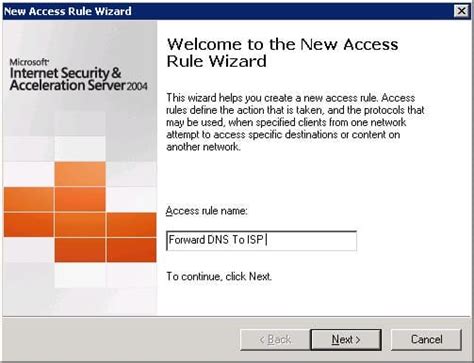 Isa Firewall Quick Tip Internal Dns Forwarding Through Isa Server