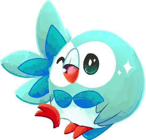Shiny Rowlet By Steviatea On Deviantart