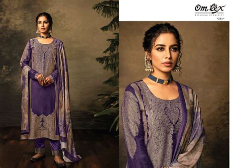 Aamod By Omtex Desginer Muslin Print With Emroidery Dresses