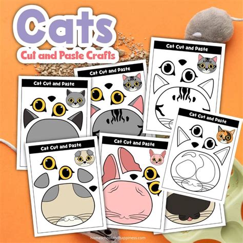 Cat Cut And Paste Activity Printable