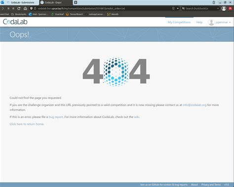 problems accessing participant submissions and logs · issue 3325