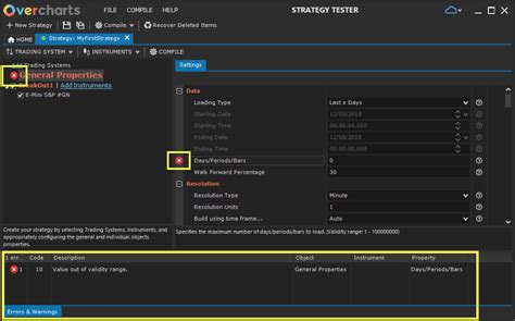Strategy Tester Backtest Trading System Overcharts Help Center