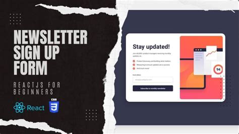 Nikhil Tanwar On Linkedin Reactjs Newsletter Sign Up Form Beginner Friendly Explanation