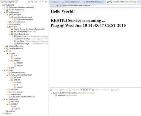 Restful Web Service With Jersey And Maven Tutorial Academy