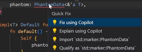 Configuration Option For Ordering Copilot Suggestions In Vs Code Quick Fixes Issue