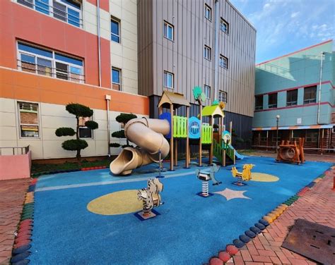 자작 조합놀이대 원통 통과 흔들 놀이로 조성한 목포대성초등학교 병설유치원 실외 놀이시설 네이버 블로그