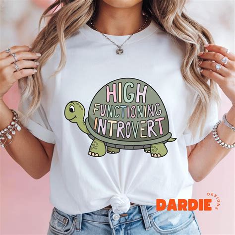 High Functioning Introvert Png Funny Turtle Png Shy Girl Social Anxiety