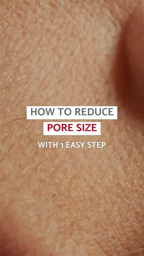 How To Reduce Your Pore Size For A Smoother Appearance Video Reduce Pore Size Beauty Skin