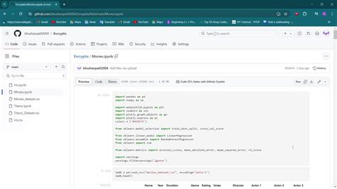 bhushan t patil on linkedin datascience internship movieratings