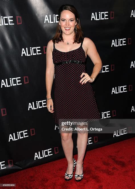 Actress Sarah Nicklin Arrives For The Screening Of Alice D At The