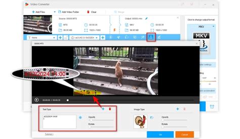how to add timestamps to a video