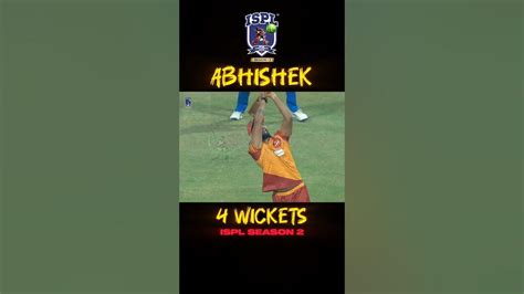 Isplt10 Ispl Season 2 Abhishek Kumar Dalhor Bowling Ispl Majhi Mumbai Team Karan