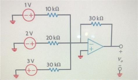 Solved Find The Output Voltage Chegg Com