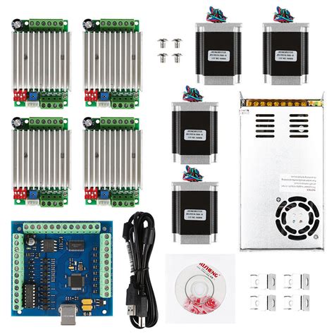 Discontinued Cnc 4 Axis Kit 4 With Nema23 Stepper Motor And Tb6600 Mot