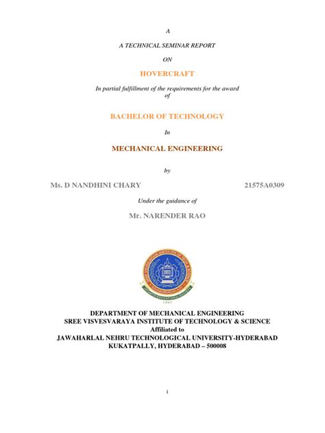 hovercraft report merged pdf engines propeller